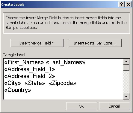 SCS Computer Assistance SCScompA Word Address List Example Part 2